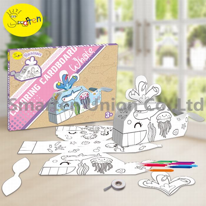 Animal Craft Kit Paper Craft Arts and Crafts 3D Coloring Puzzles for ...