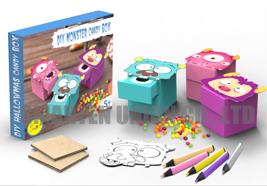 DIY Monster Candy Box - SMARTEN-olesaler | wholesale craft supplies ...